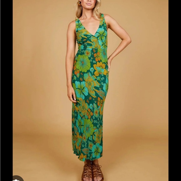 Nine Lives Bazaar | Dresses | Nwt Nine Lives Bazaar Sarah Bias Midi ...